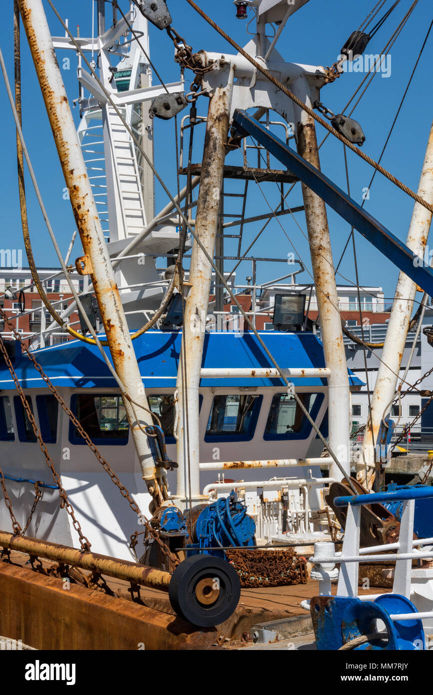 Beam trawler rigging hi-res stock photography and images - Alamy