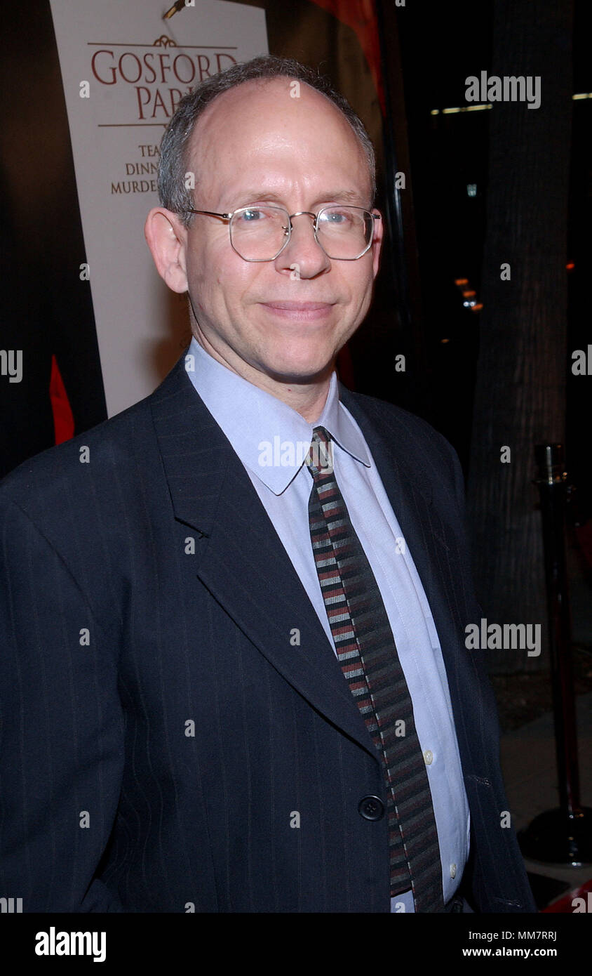 Bob Balaban - producer - posing at the premiere of Gosford Park at the ...