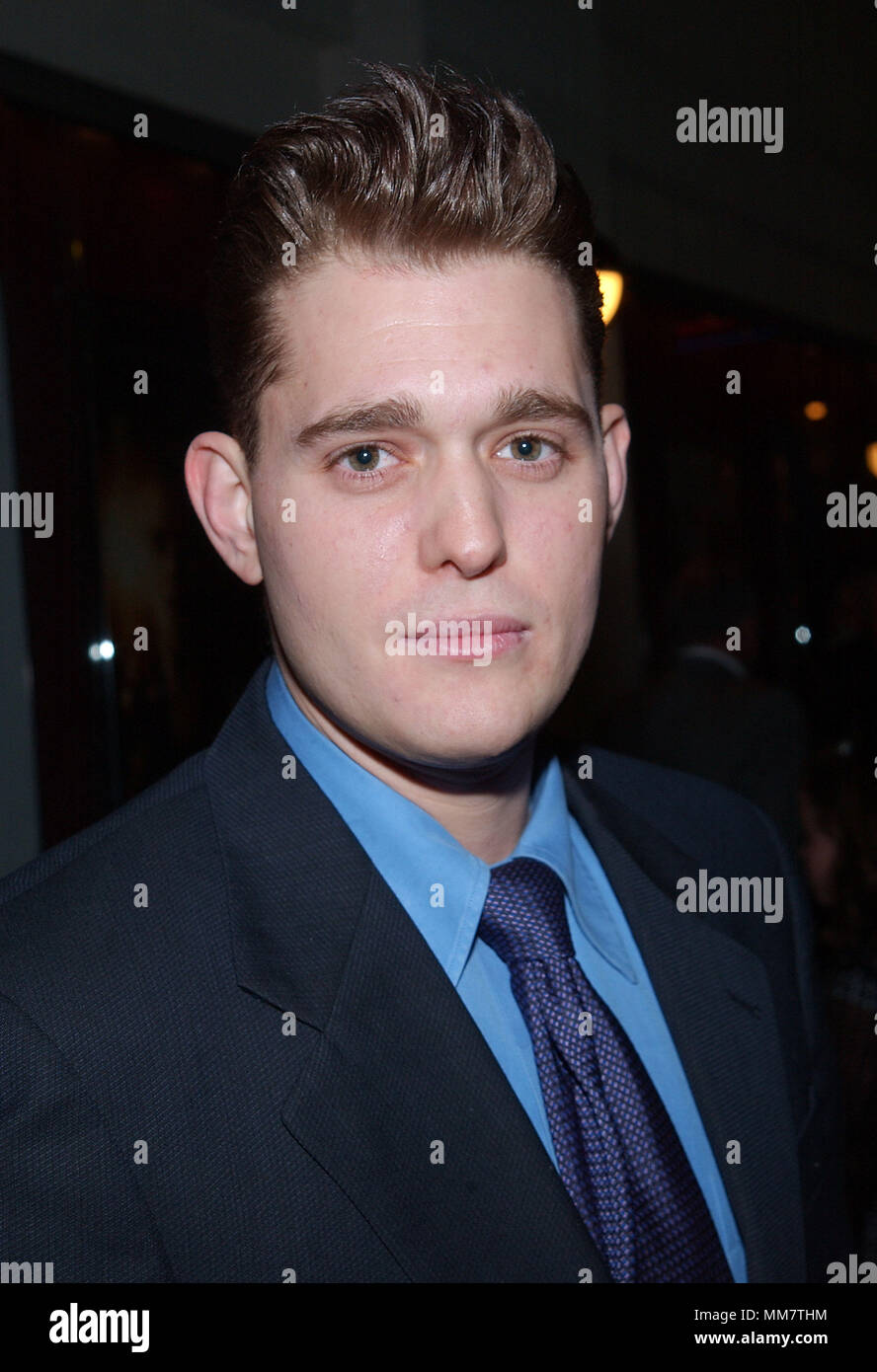 Michael Buble arriving at the premiere of Totally Blonde at the Laemmle ...