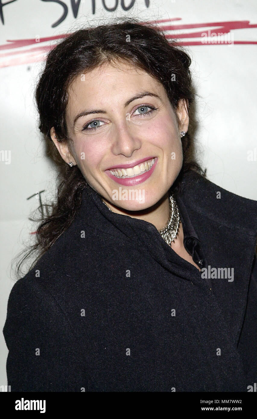 Lisa Edelstein arriving at the party for the 100th episode of " Just ...