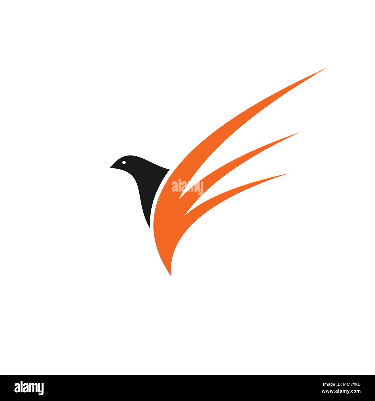Bird logo, flying bird icons, vector illustrations Stock Vector Image ...