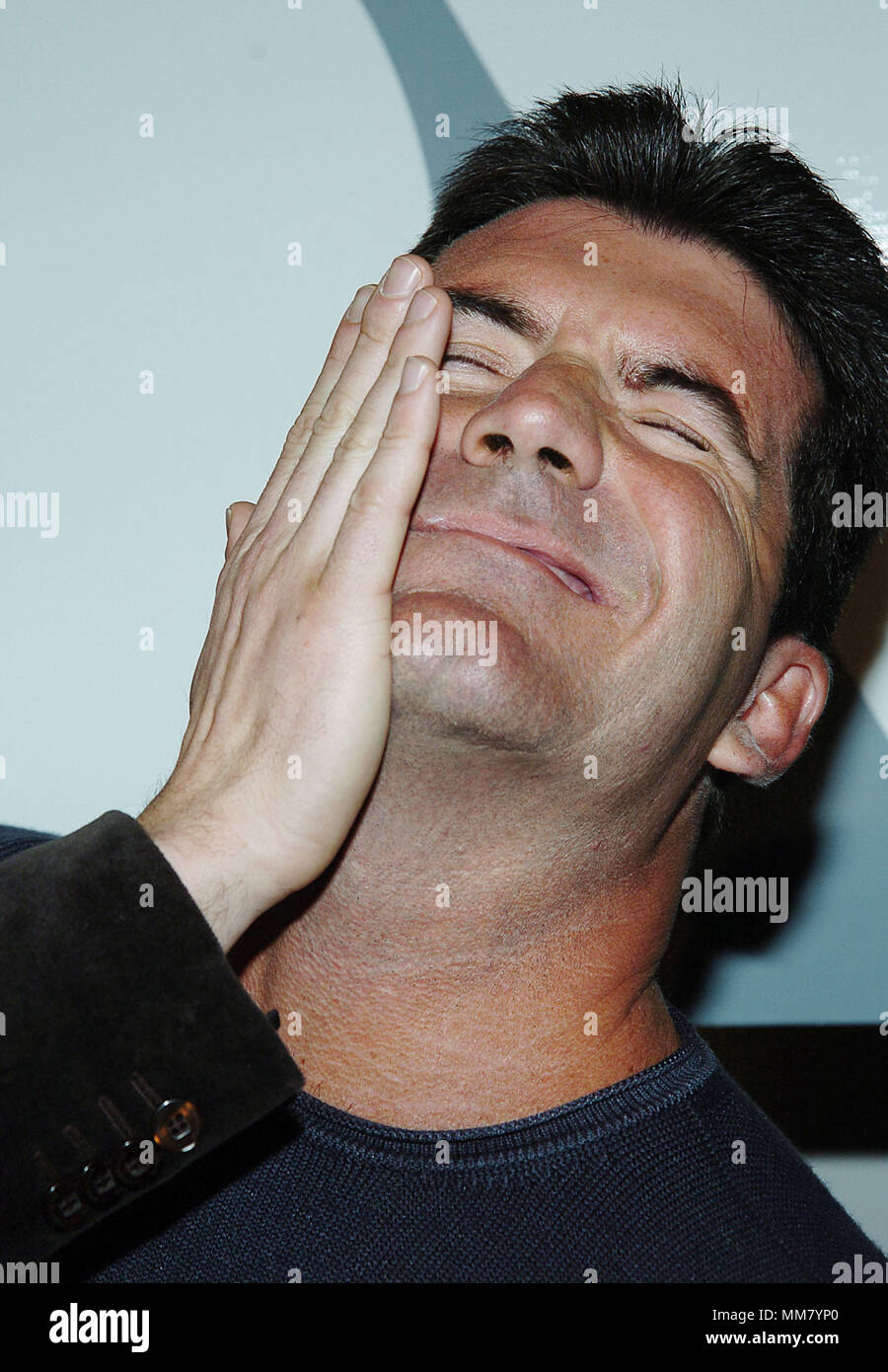 Simon Cowell arriving at the FOX tca Winter Party at the Meson G in Los ...