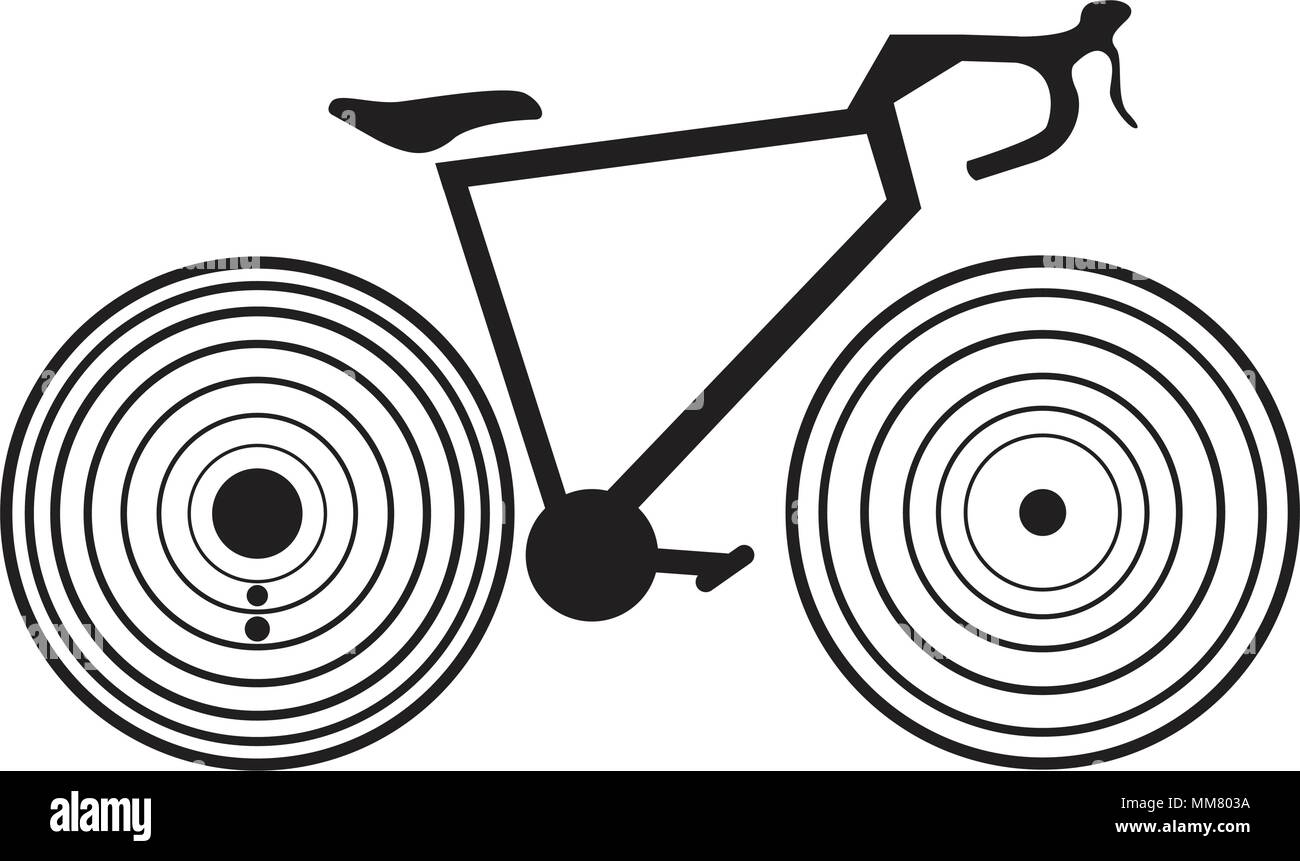 Abstract bicycle icon Stock Vector Image & Art - Alamy