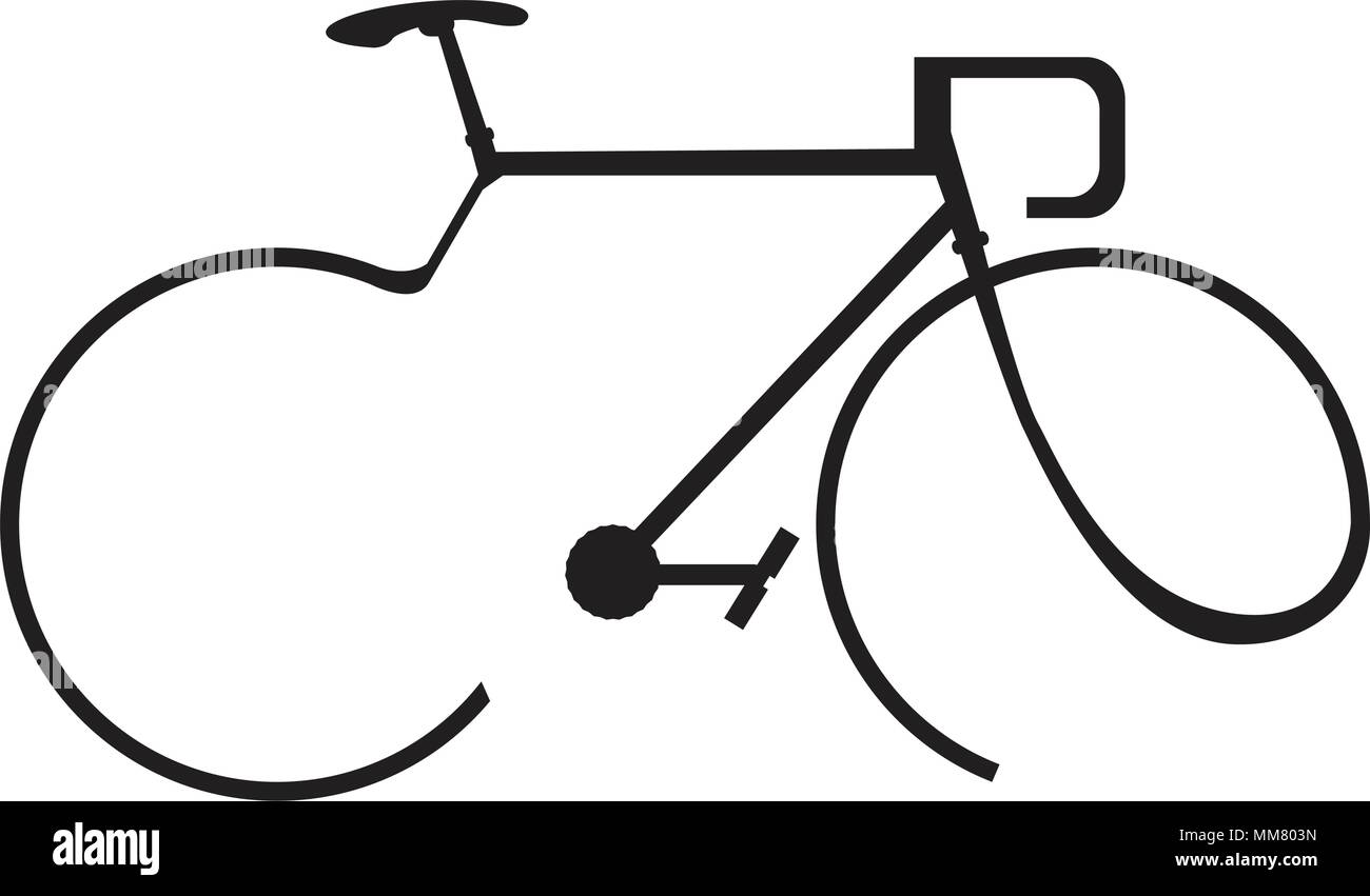 Abstract bicycle Stock Vector Images - Alamy