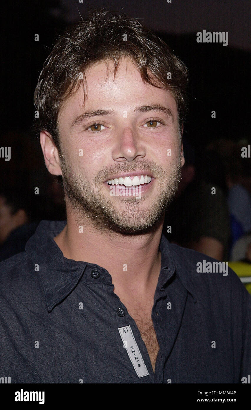 David Larcher arriving at the premiere of Summer Catch at the Mann ...