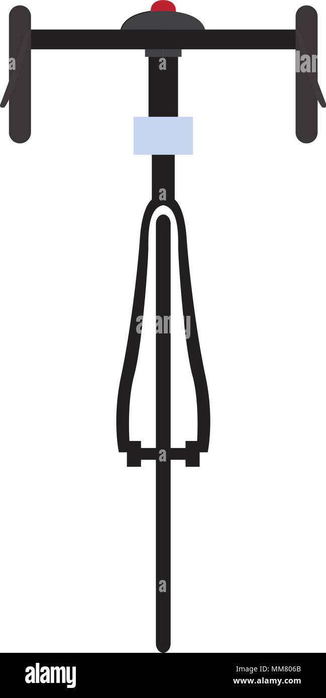 Bicycle rider, front view Stock Vector Images - Alamy