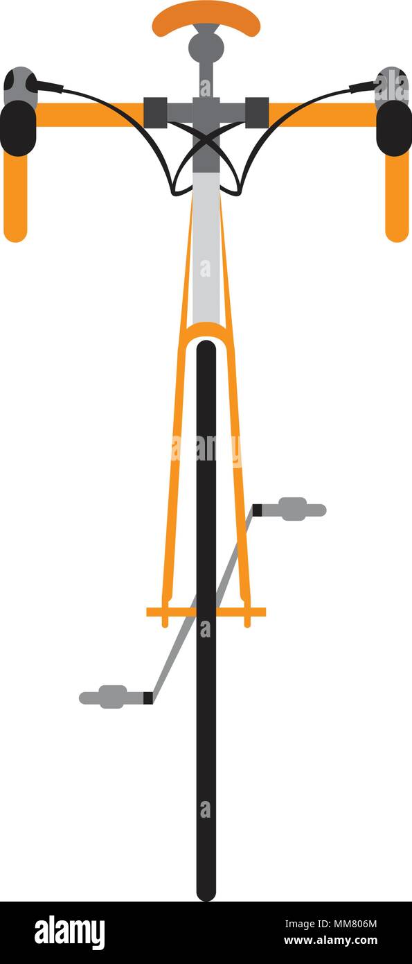 Bicycle front view Stock Vector Image & Art - Alamy