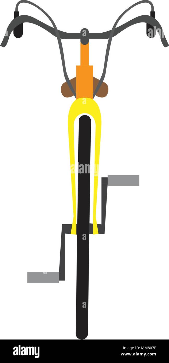 Bicycle rider, front view Stock Vector Images - Alamy