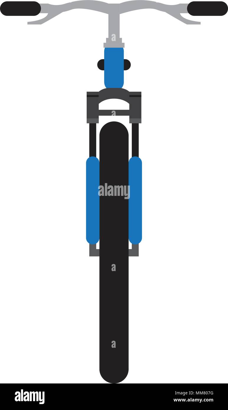 Bicycle rider, front view Stock Vector Images - Alamy