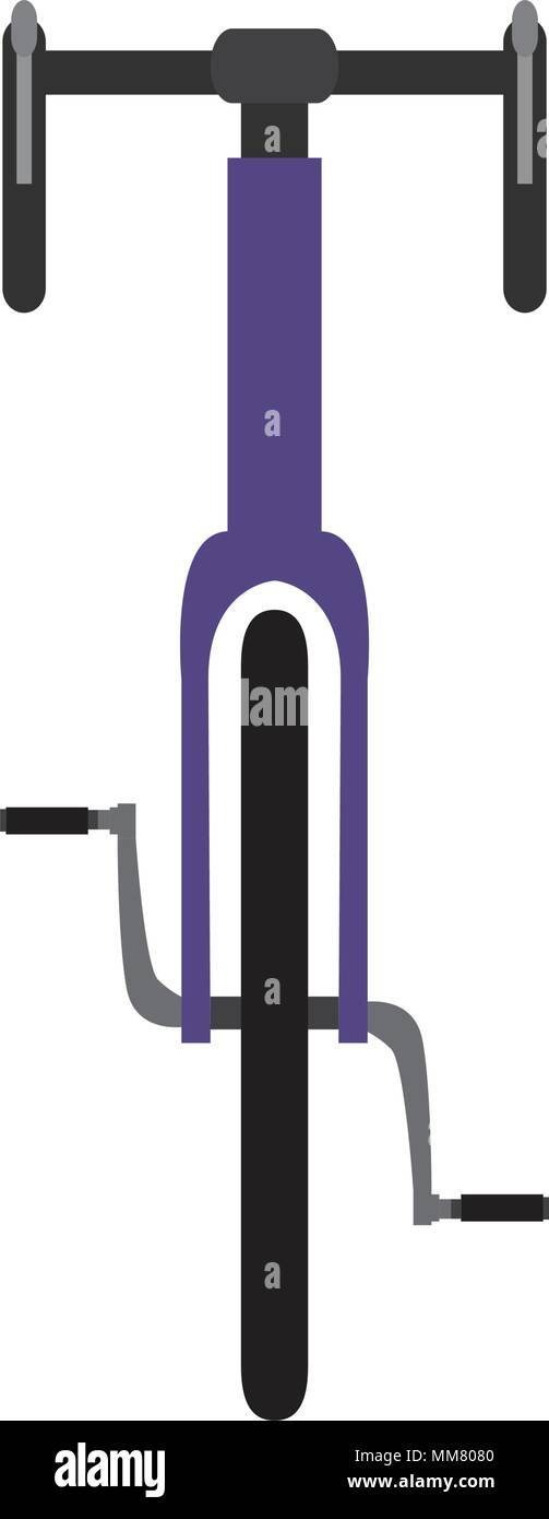 Bicycle rider, front view Stock Vector Images - Alamy