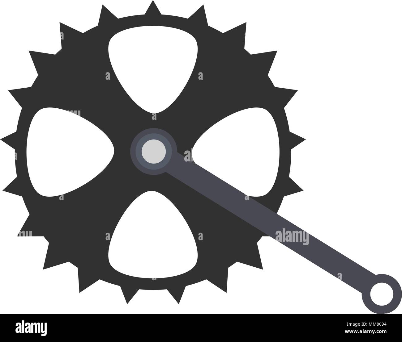 Gear of a bike Stock Vector Image & Art - Alamy