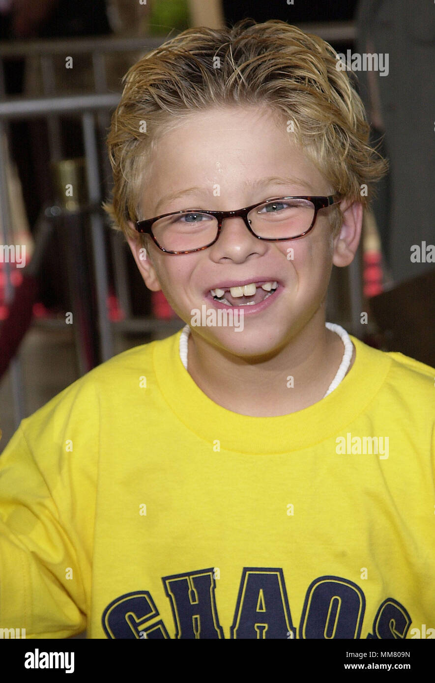 Jonathan Lipnicki arriving at the premiere of Rat Race. The premiere ...