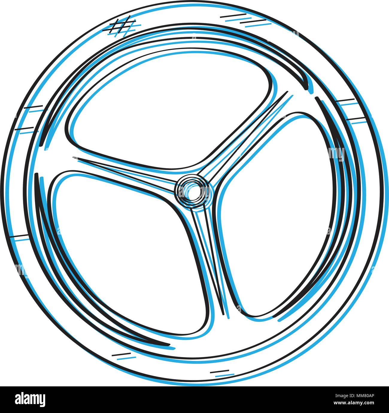 Bike wheel outline Stock Vector Image & Art - Alamy