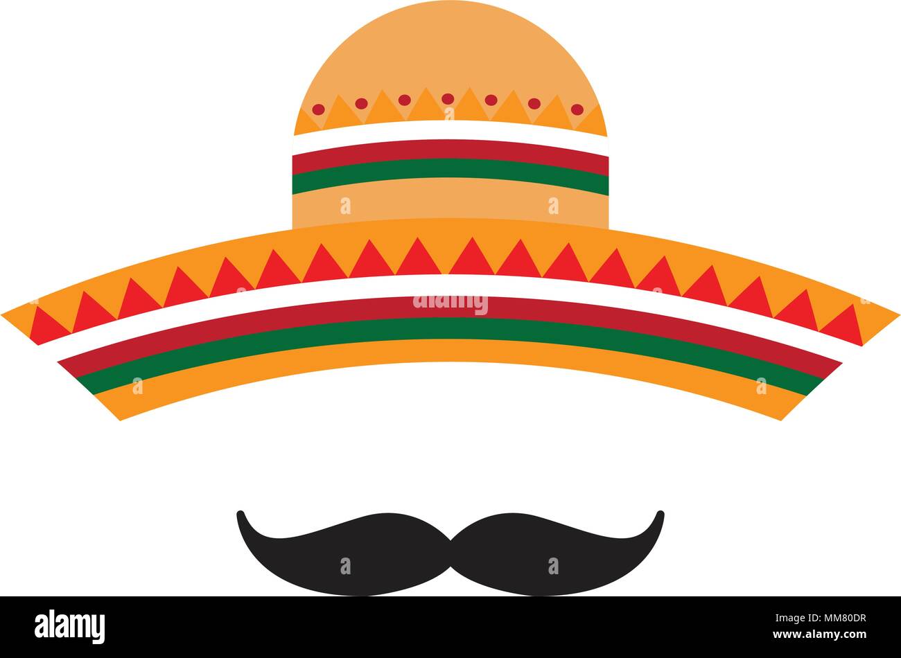 Traditional mexican hat Stock Vector Image & Art - Alamy