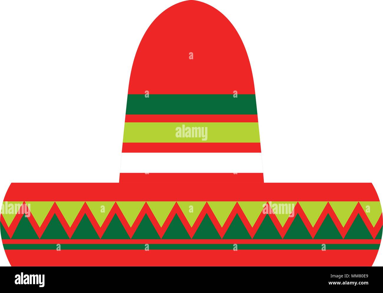 Traditional mexican hat Stock Vector Image & Art - Alamy