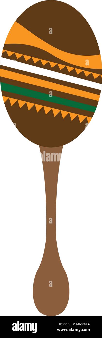 Traditional mexican maraca Stock Vector Image & Art - Alamy