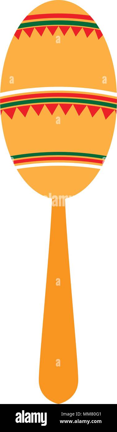Traditional mexican maraca Stock Vector Image & Art - Alamy