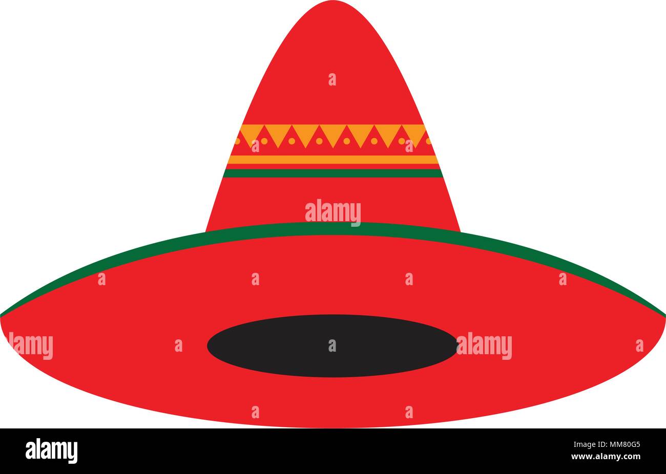 Traditional mexican hat Stock Vector Image & Art - Alamy