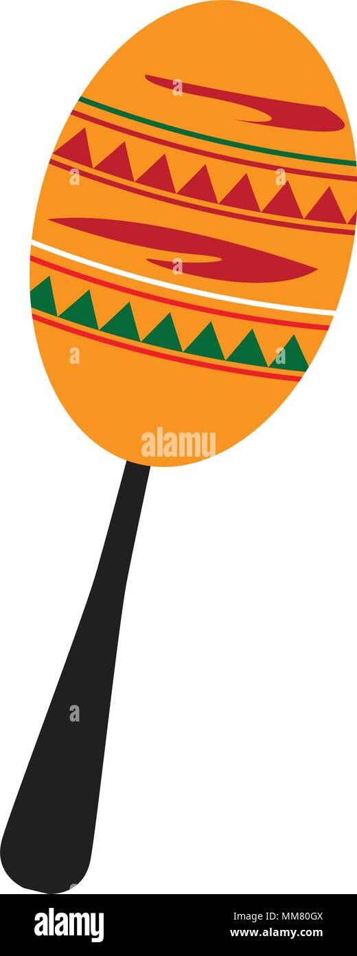 Traditional mexican maraca Stock Vector Image & Art - Alamy