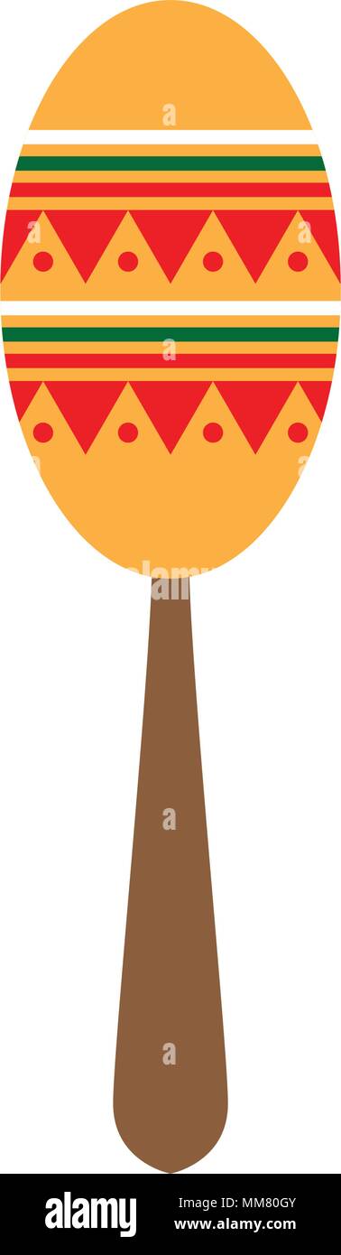 Traditional mexican maraca Stock Vector Image & Art - Alamy