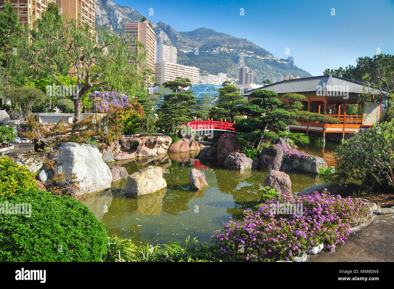 Japanese garden monte carlo monaco hi-res stock photography and images - Alamy