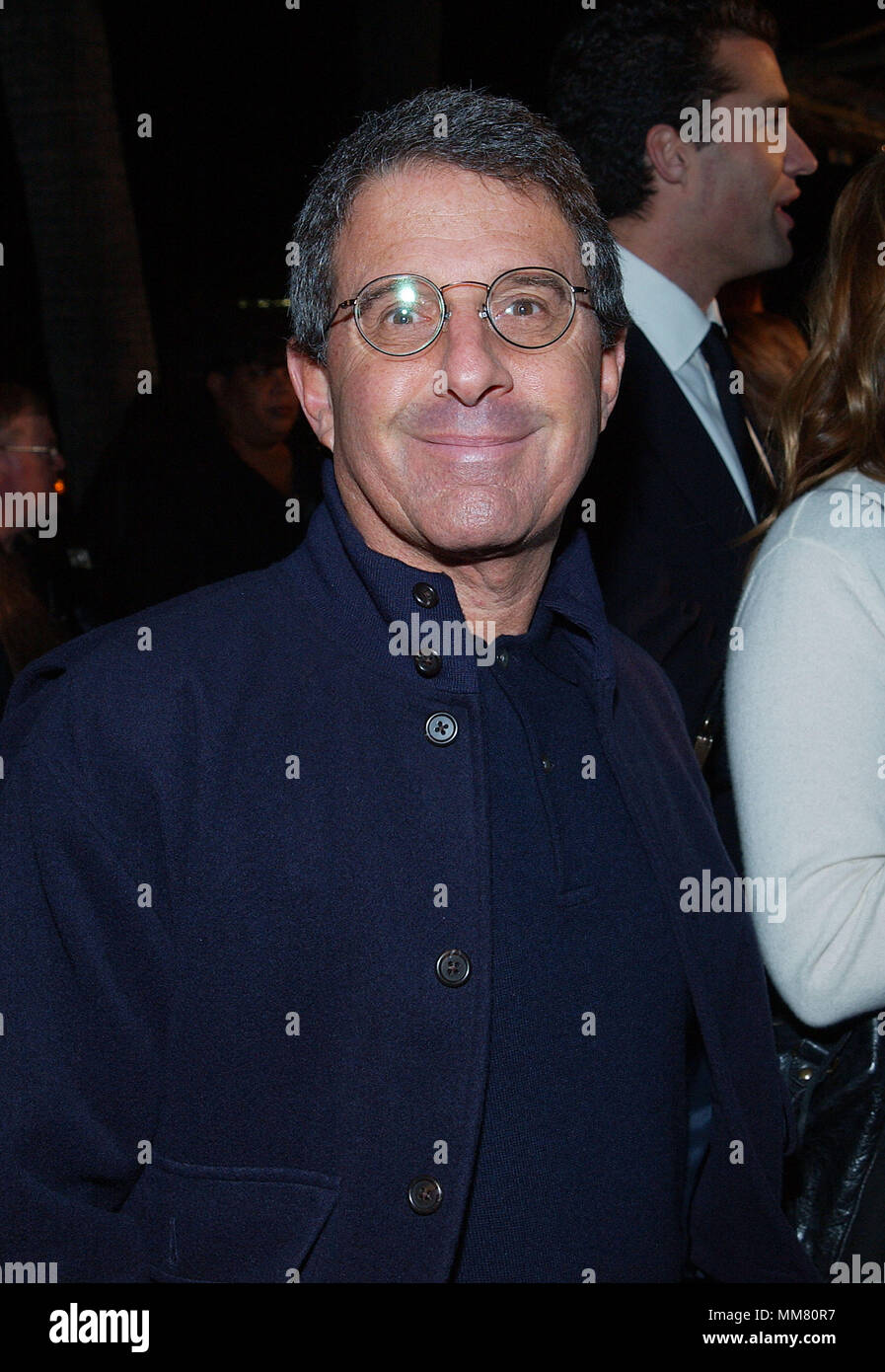 Ron Meyer arriving at the premiere of Beautiful Mind at the Academy of ...