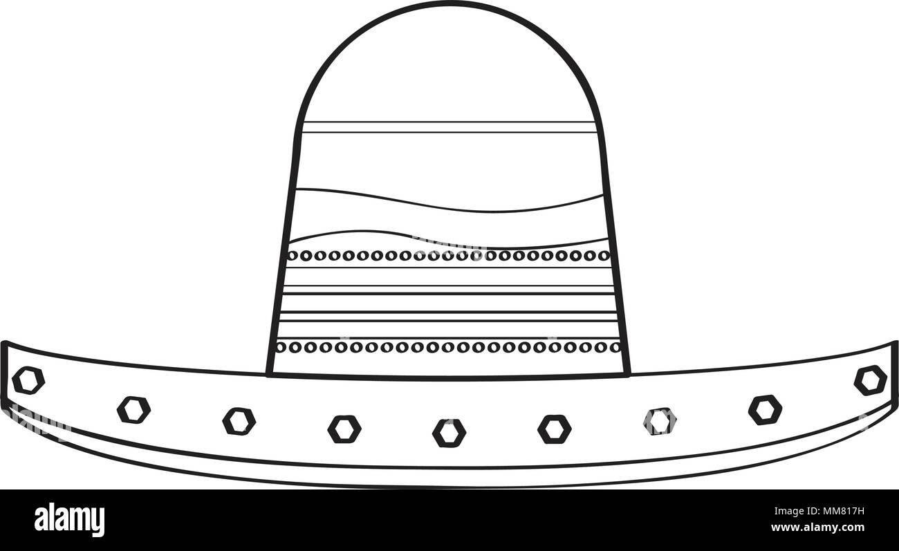 Mexican hat Black and White Stock Photos & Images - Alamy