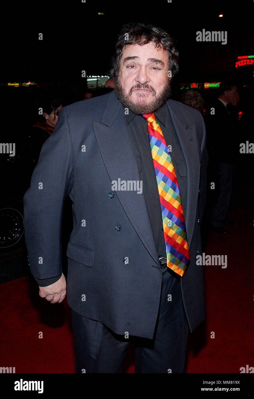John Rhys-Davies arriving at the premiere of Lord of The Rings at the ...