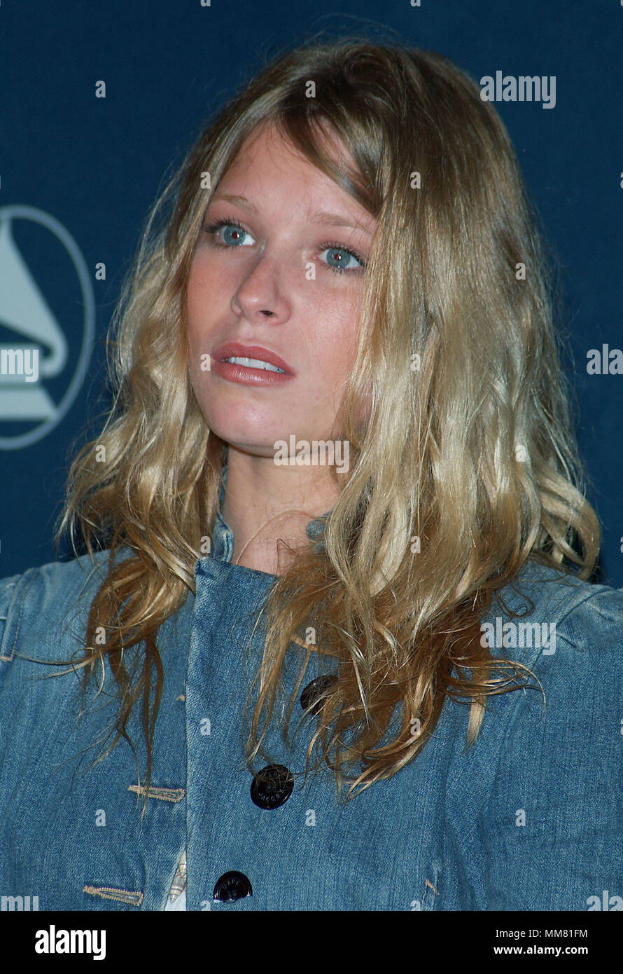 Shea Seger at news conference in Los Angeles Thursday, Oct. 18, 2001 ...