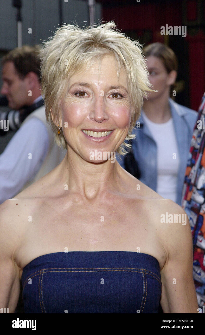 Lynn Shaye arriving at the Rush Hour premiere at the Chinese Theatre in ...