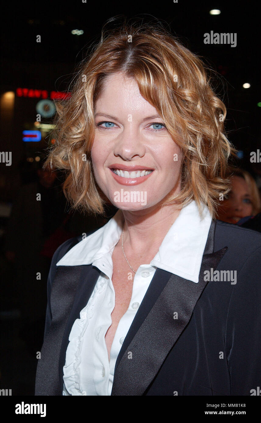 Michelle Stafford posing at the premiere of joesomebody at the Man ...