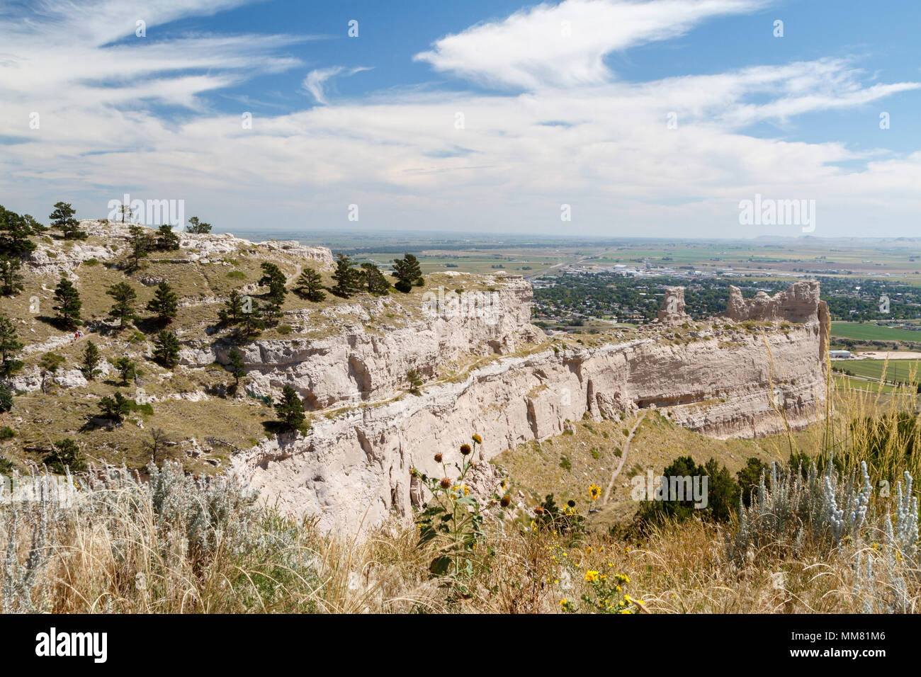 Scotts Bluff National Monument, Nebraska Stock Photo - Alamy