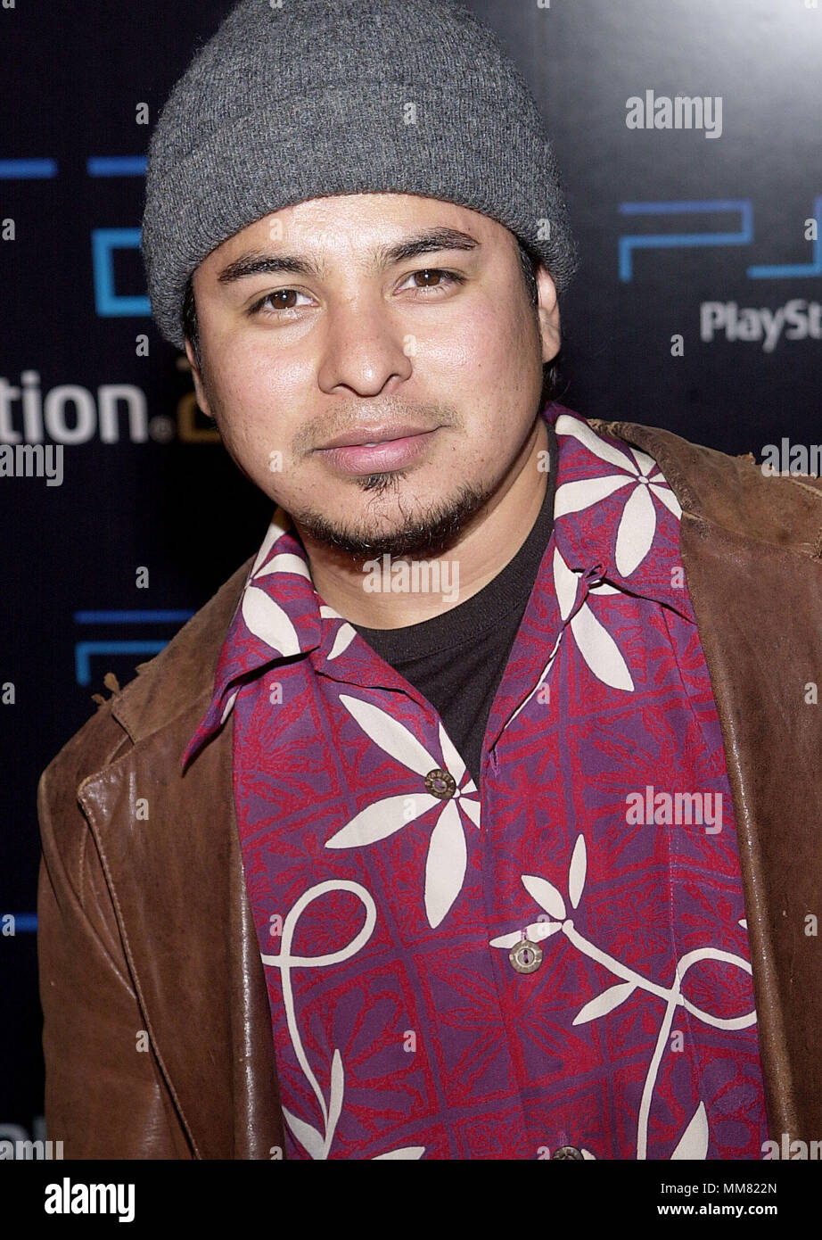 Jacob Vargas arriving at the PlayStation 2 E3 party at the American ...