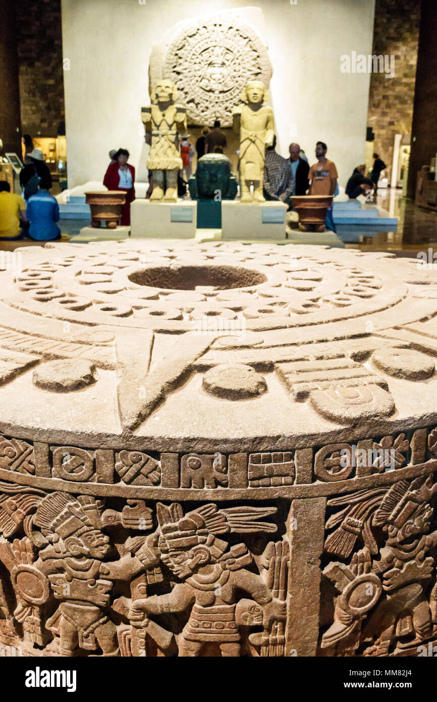 Aztec Calendar Stone Museum High Resolution Stock Photography and ...