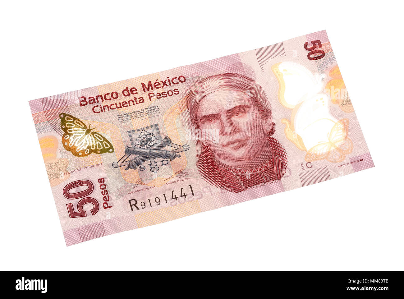 Fifty peso banknote hi-res stock photography and images - Alamy