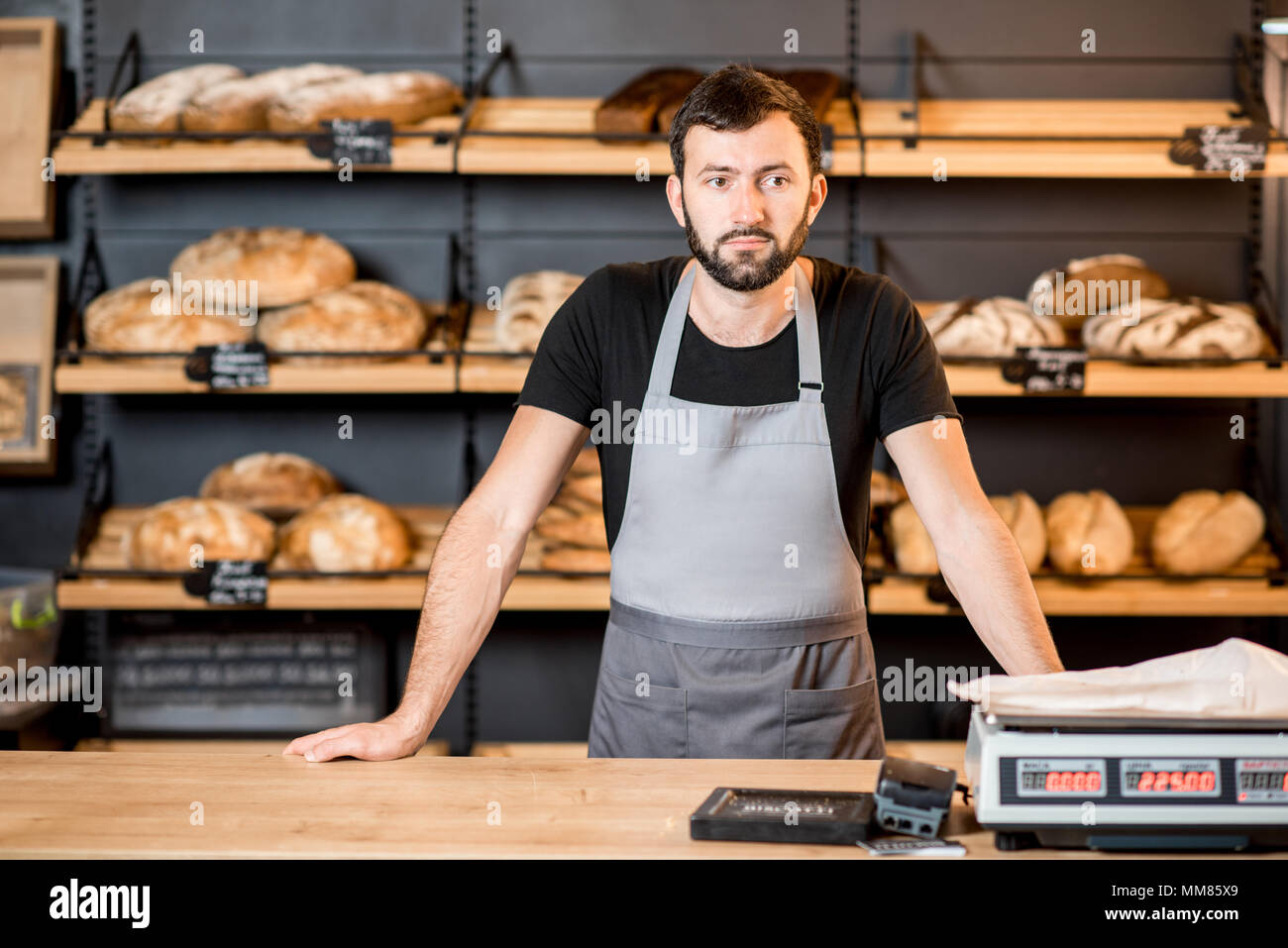 Bakery caucasian hi-res stock photography and images - Alamy