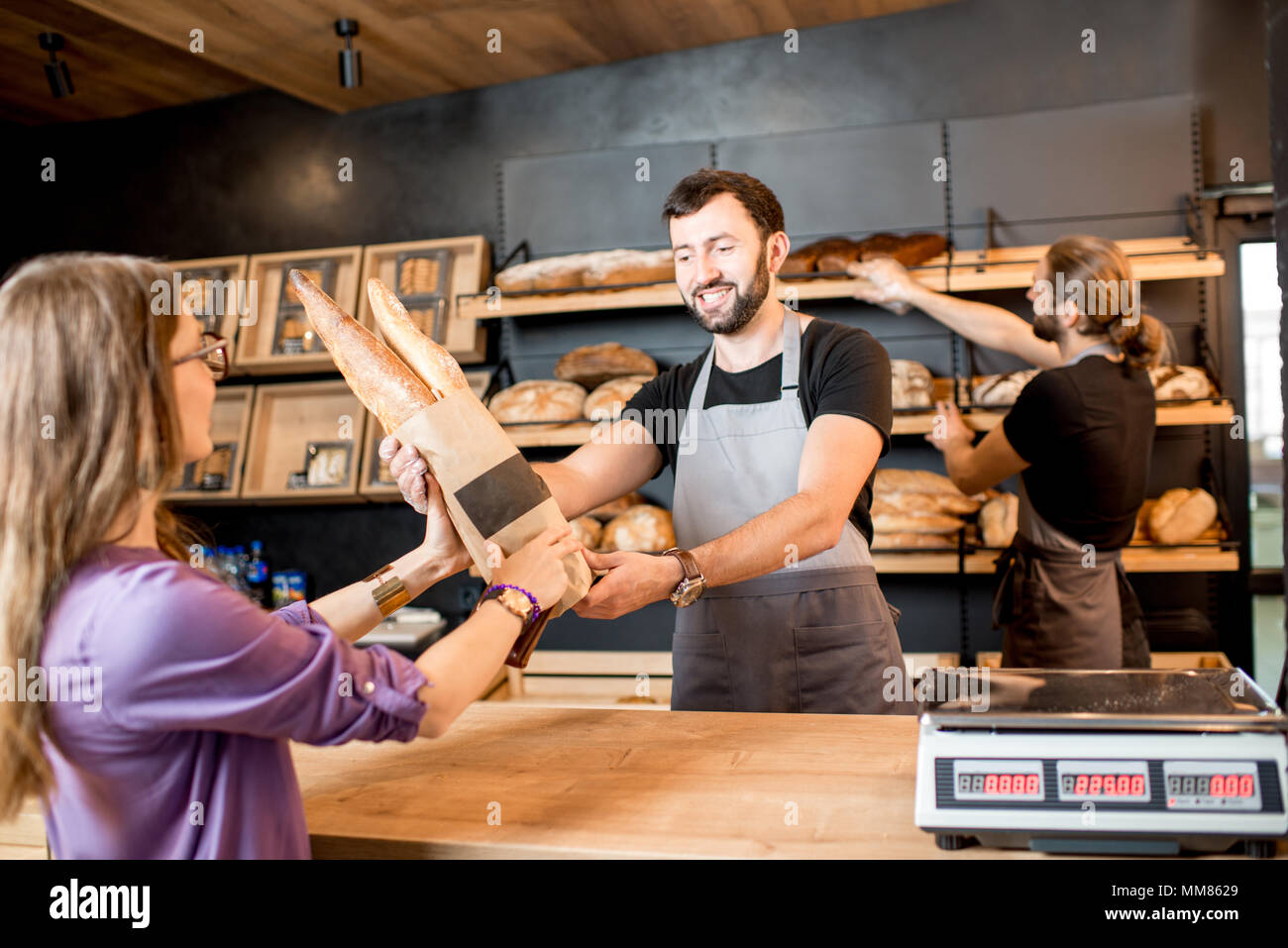Shop Bread Selling Buying Stock Photos & Shop Bread Selling Buying ...
