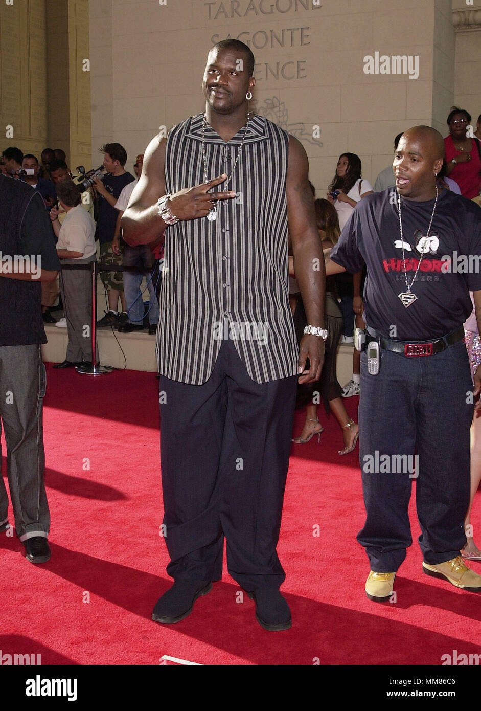 Shaq O'Neal - L.A. Laker - arriving at The first BET - Black ...