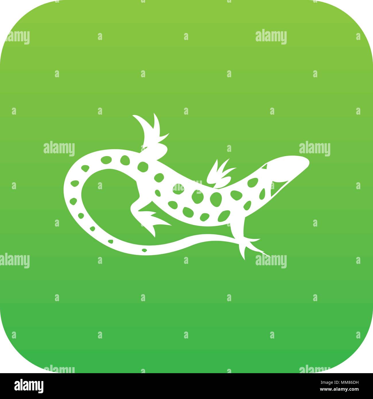 Lizard icon digital green Stock Vector Image & Art - Alamy