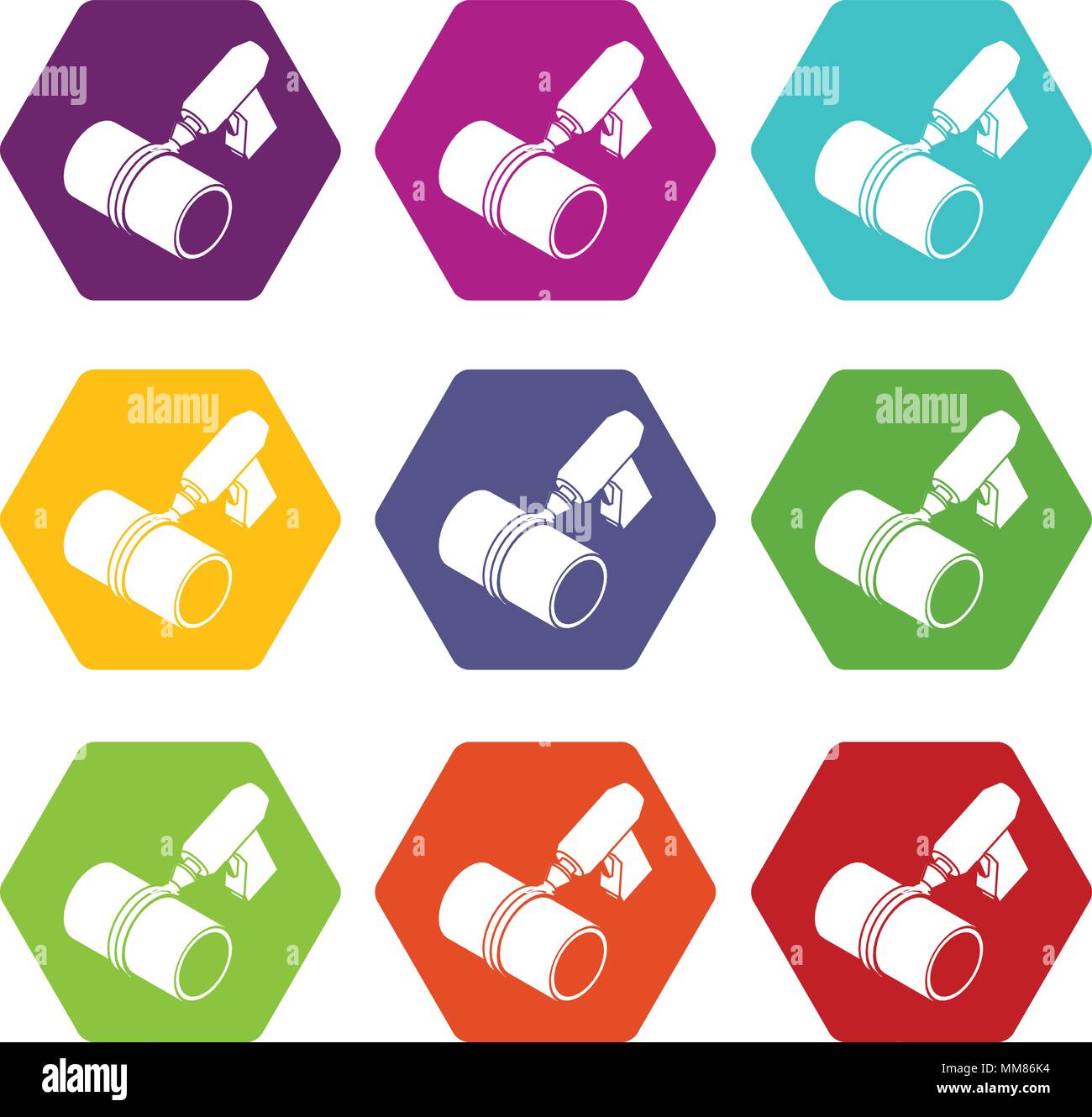 Welding torch cutting icons set 9 vector Stock Vector Image & Art - Alamy