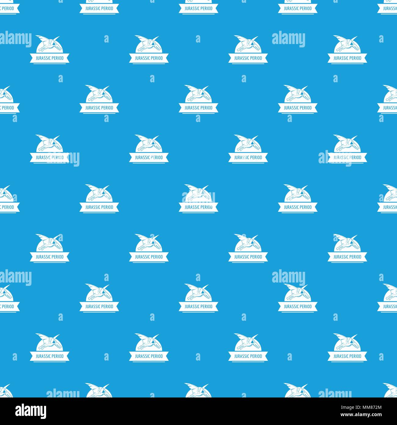 Jurassic cute pattern vector seamless blue Stock Vector Image & Art - Alamy