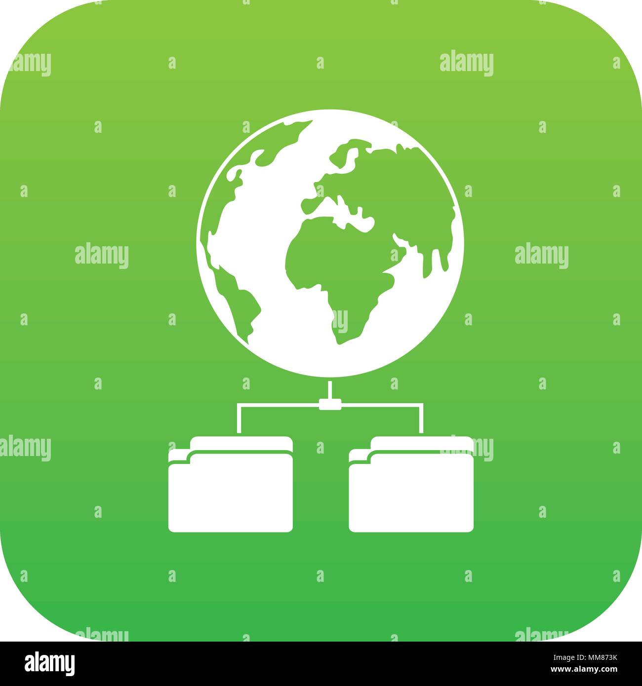 Digital folder icon two hi-res stock photography and images - Alamy