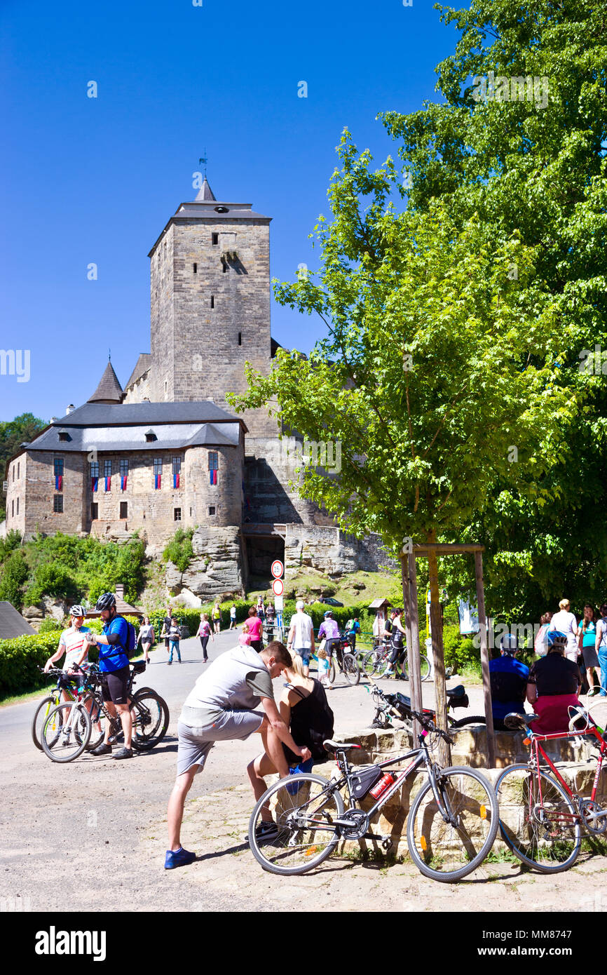 Gotický hrad Kost u Sobotky, Cesky raj, Ceska republika / gothic castle ...