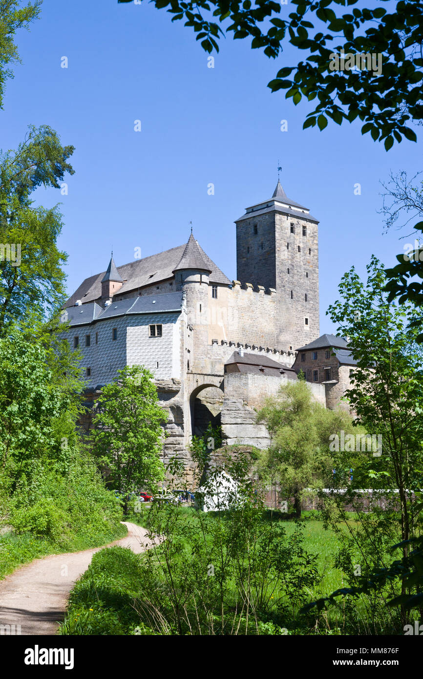 Gotický hrad Kost u Sobotky, Cesky raj, Ceska republika / gothic castle ...