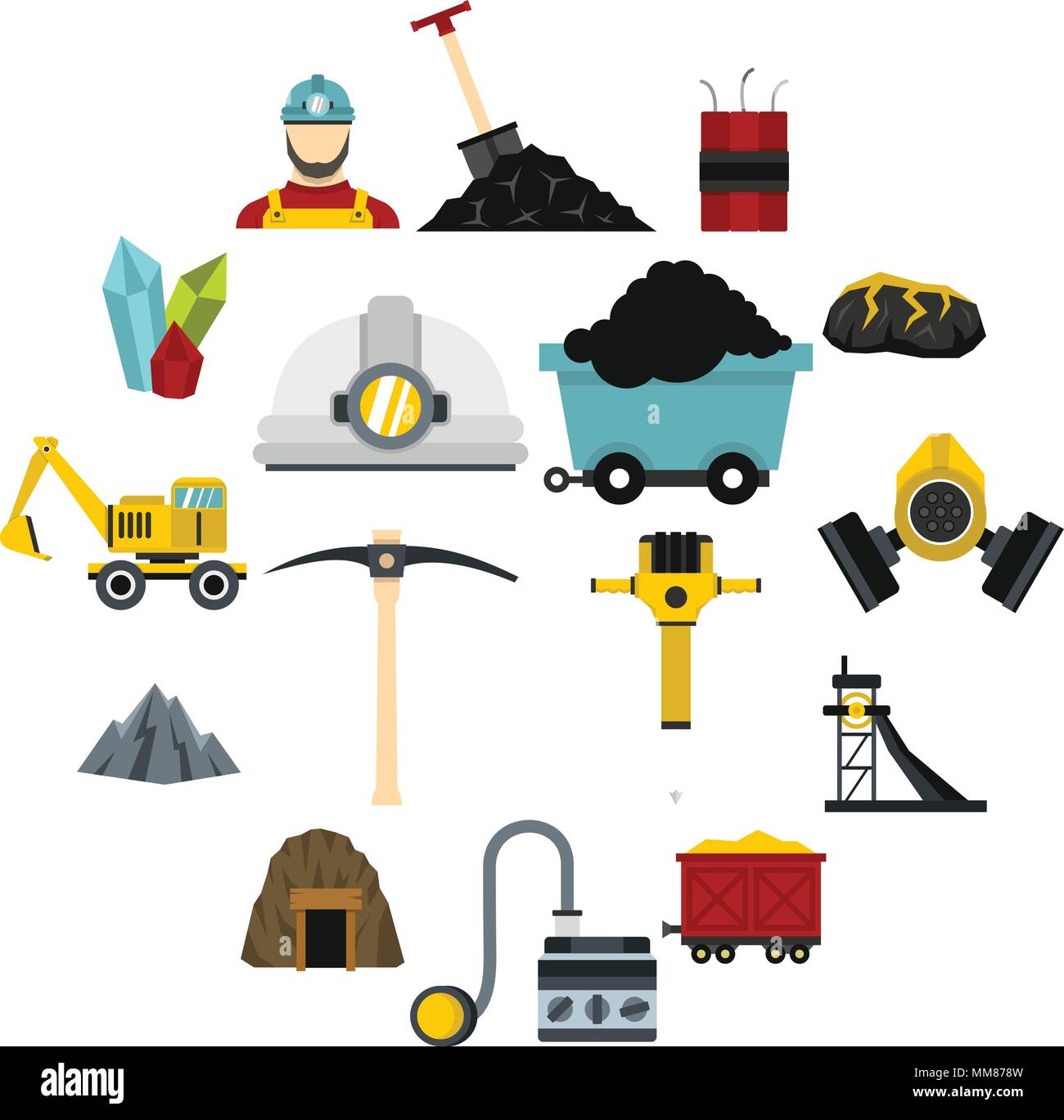 Terrain mine Stock Vector Images - Alamy