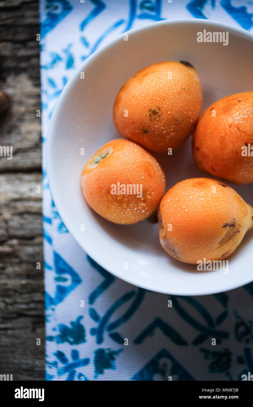 Loquat Medlar Fruit High Resolution Stock Photography and Images - Alamy