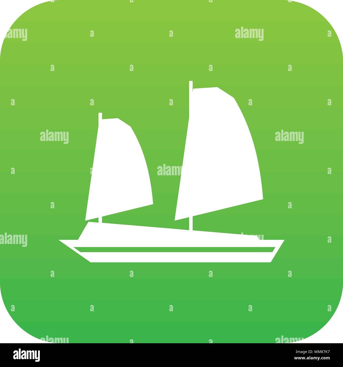 China junk boat painting hi-res stock photography and images - Alamy