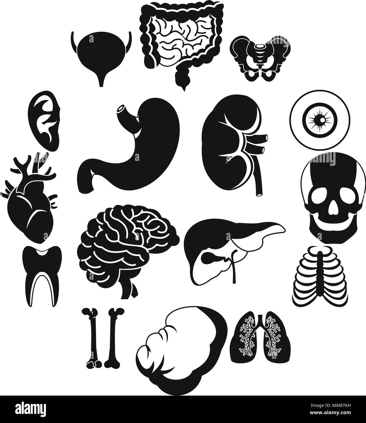 Human organs icons set, simple style Stock Vector Image & Art - Alamy Human organs icons set, simple style Stock Vector Image & Art - Alamy
