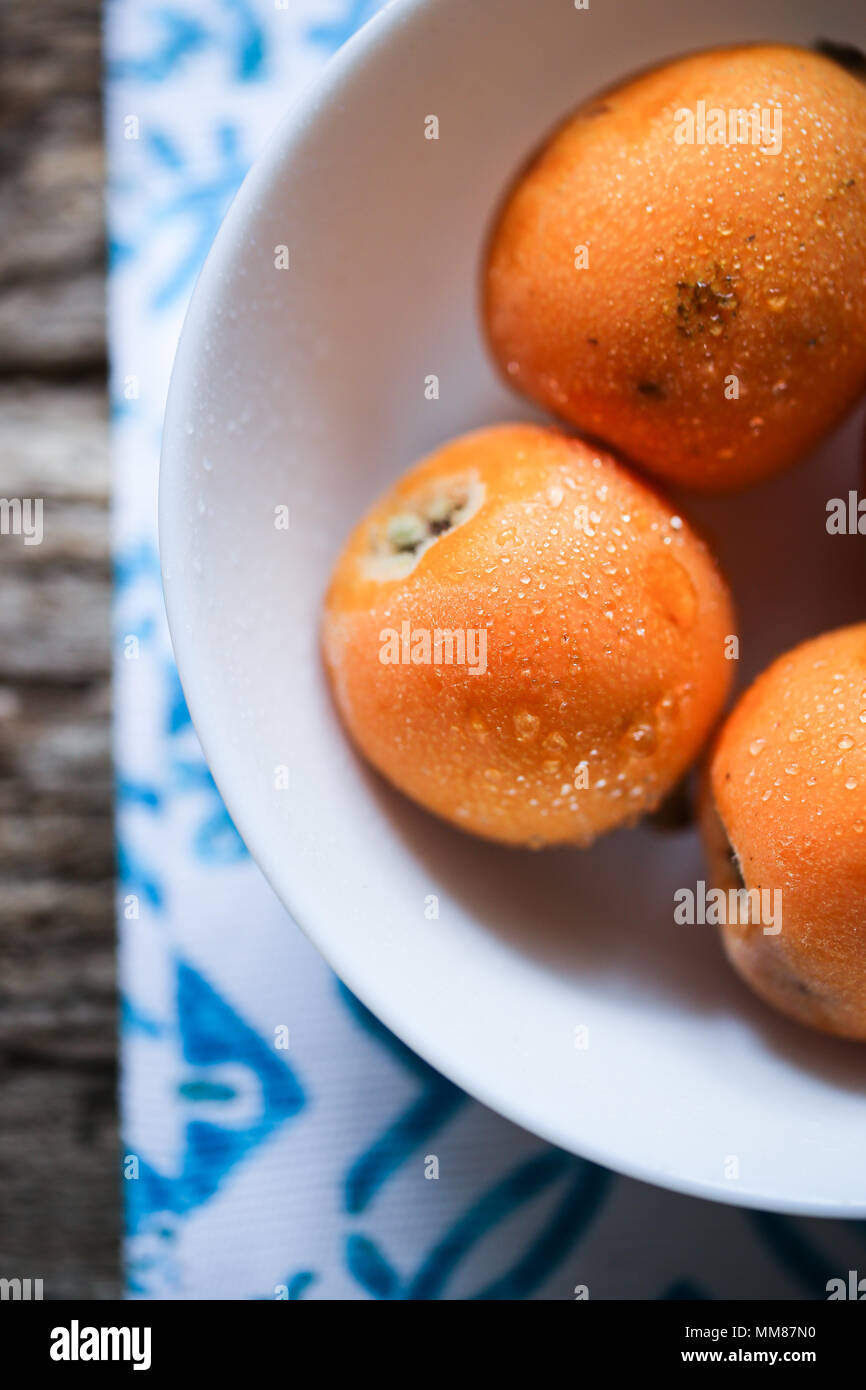 Loquat Medlar Fruit High Resolution Stock Photography and Images - Alamy