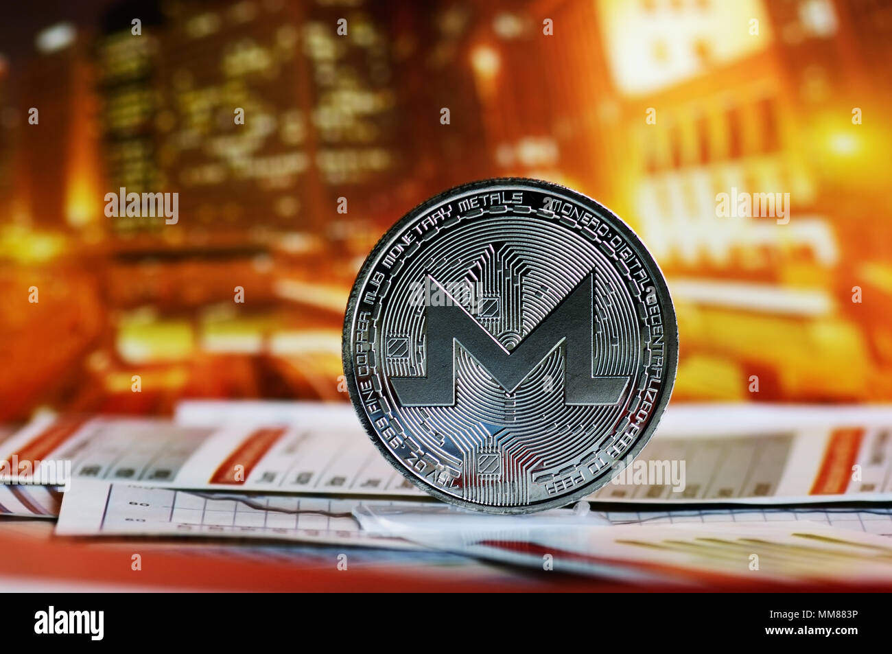 Monero symbol hi-res stock photography and images - Alamy